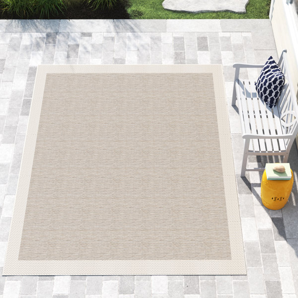 Beachcrest Home Tapis intérieur / extérieur taupe / crème Millom et Commentaires - Wayfair Canada